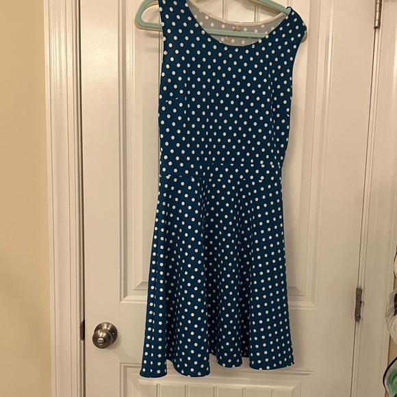 Gilli | Dresses | Gilli Blue And White Polka Dot Dress | Poshmark